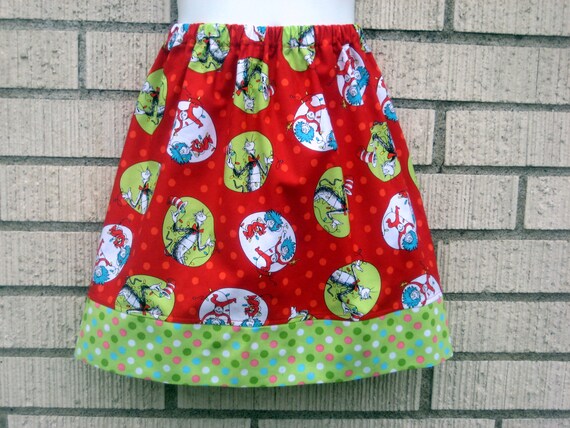Dr Seuss Inspired cat in the Hat Holiday Girls - Etsy
