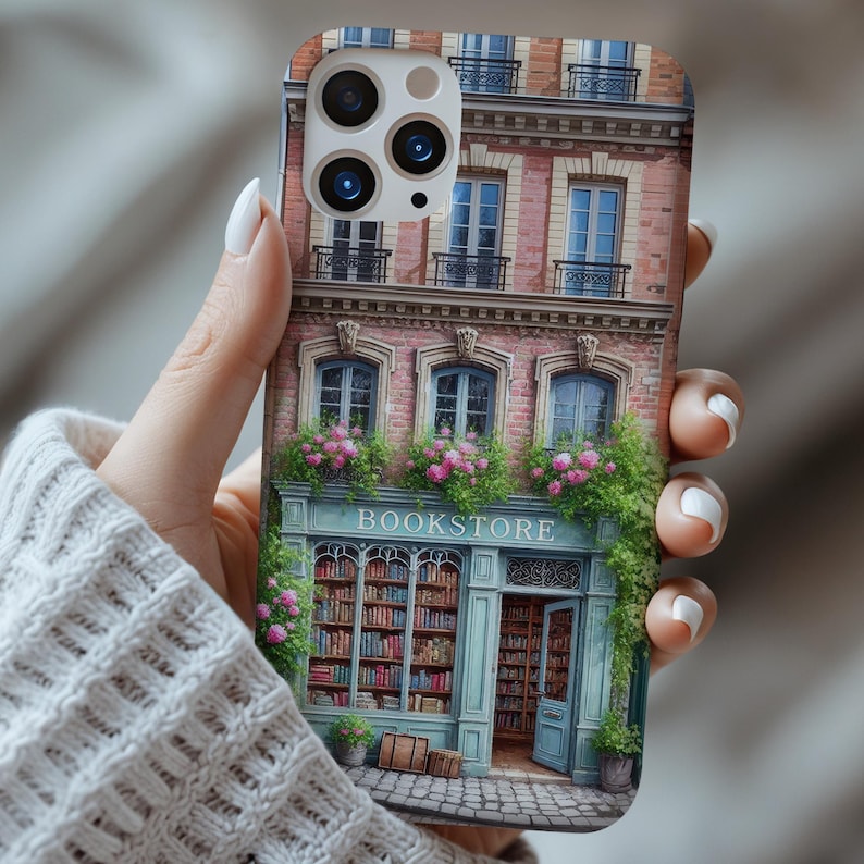 Bookish Phone Case, Book Store Aesthetic, Book Lover Gift for Reader ...