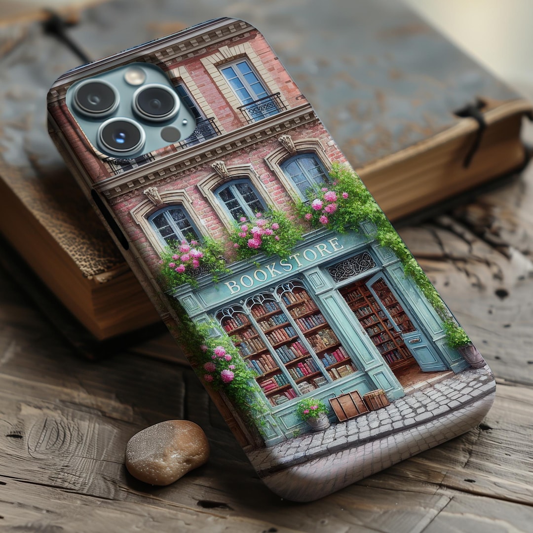 Bookish Phone Case, Book Store Aesthetic, Book Lover Gift for Reader ...