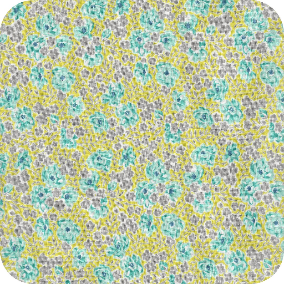 Flowers for Freya Quilt Fabric by Linzee Kull Mccray for Moda Fabrics ...