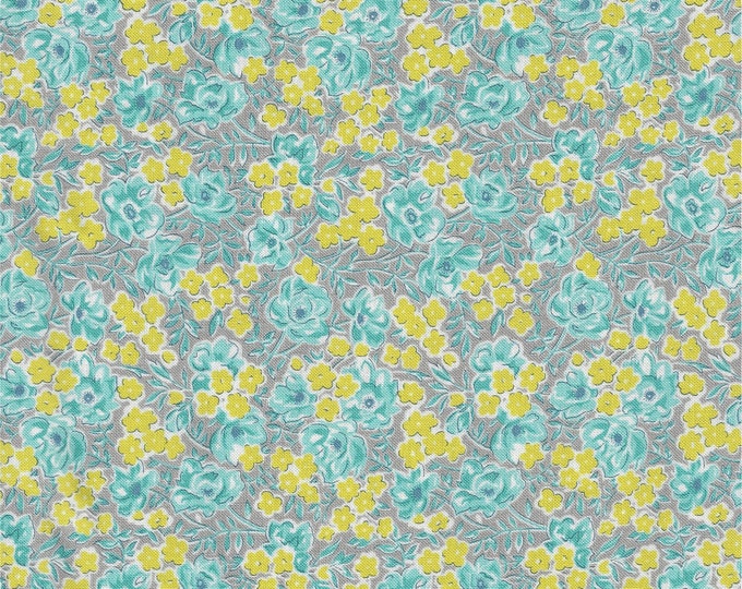 Flowers for Freya Quilt Fabric by Linzee Kull Mccray for Moda Fabrics ...
