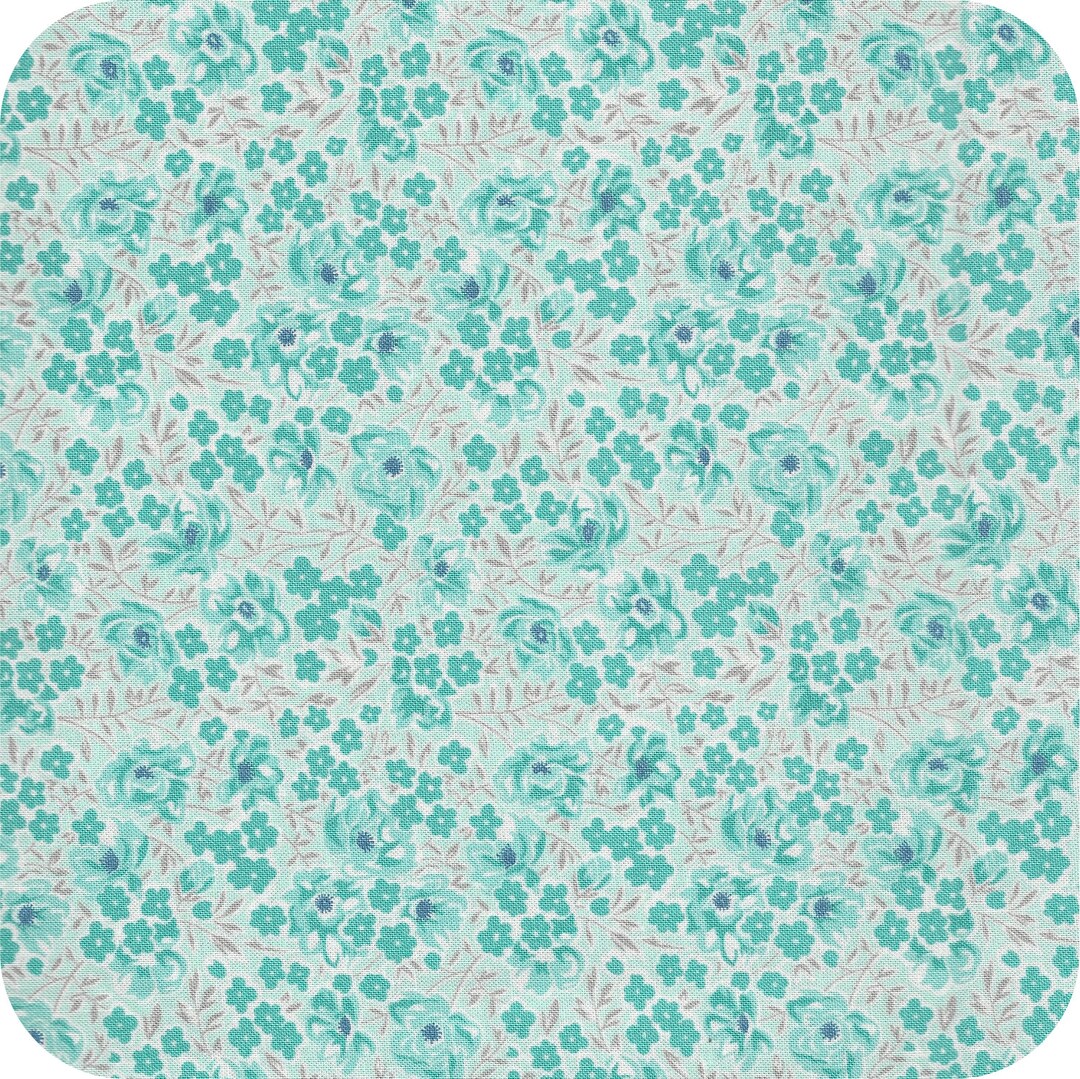 Flowers for Freya Quilt Fabric by Linzee Kull Mccray for Moda Fabrics ...