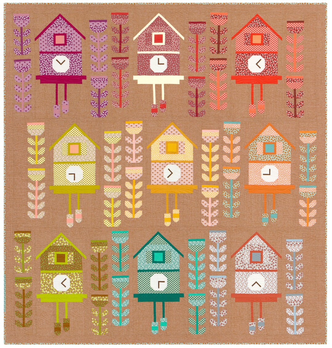 Cuckoo Quilt Kit by Elizabeth Hartman for Robert Kaufman Fabrics - Etsy