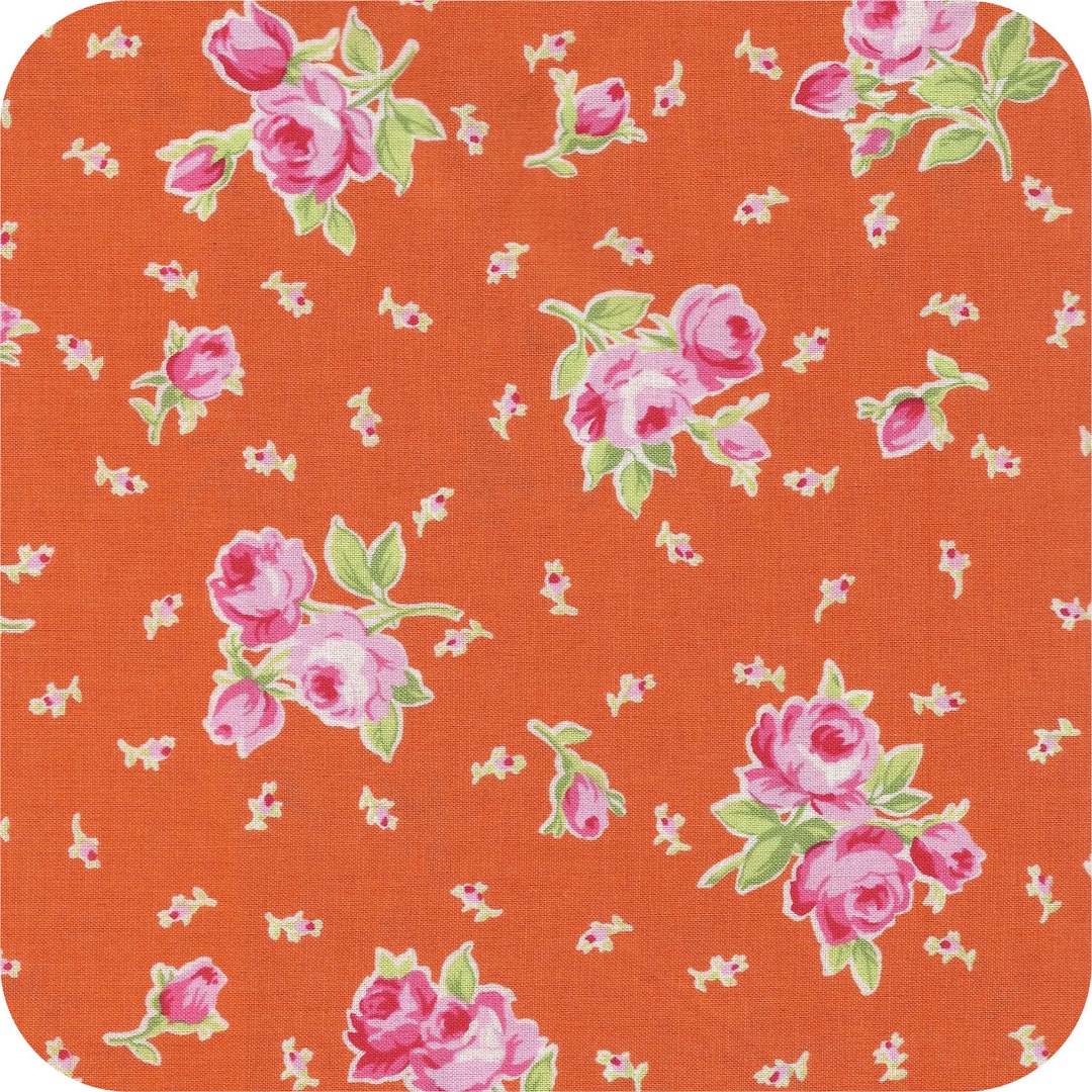 Flower Sugar Quilt Fabric by Lecien Fabrics - 1/2 Yard Cut - # 30969 40 ...