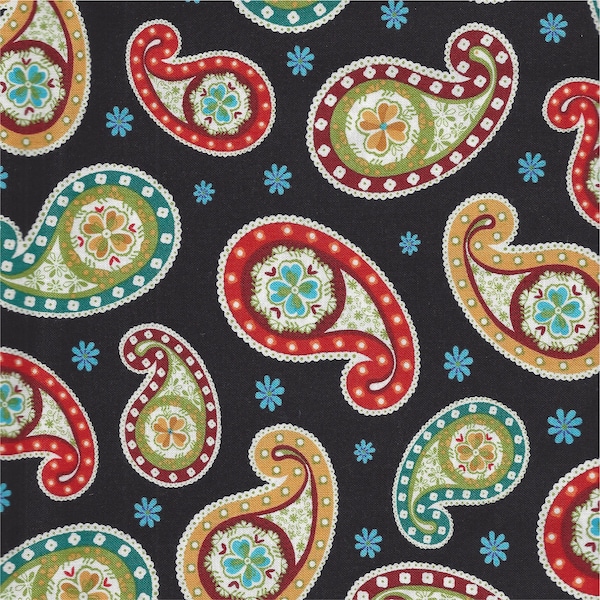 Paisley Fabric - Etsy