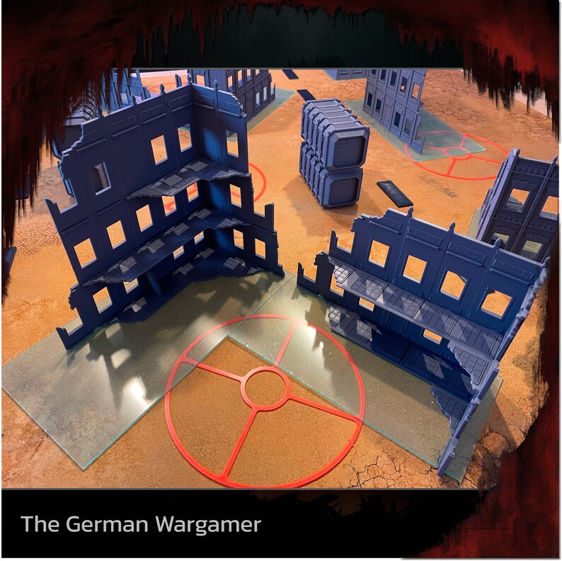 Warhammer 40K Terrain / Compatible With 10th Edition WTC Medium Layout ...