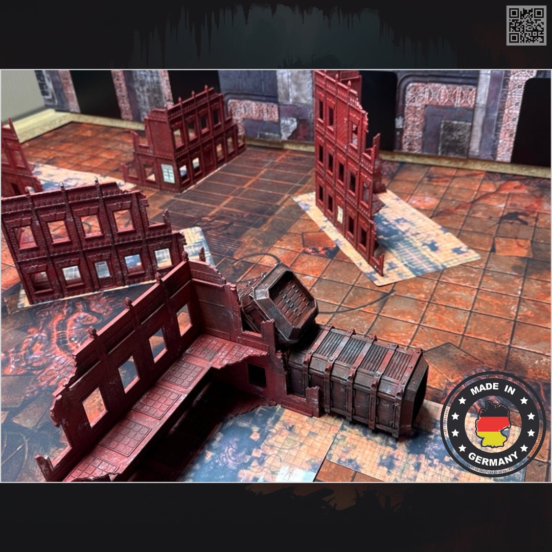 WTC Tabletop Terrain Set "competitive Medium" / Compatible With ...