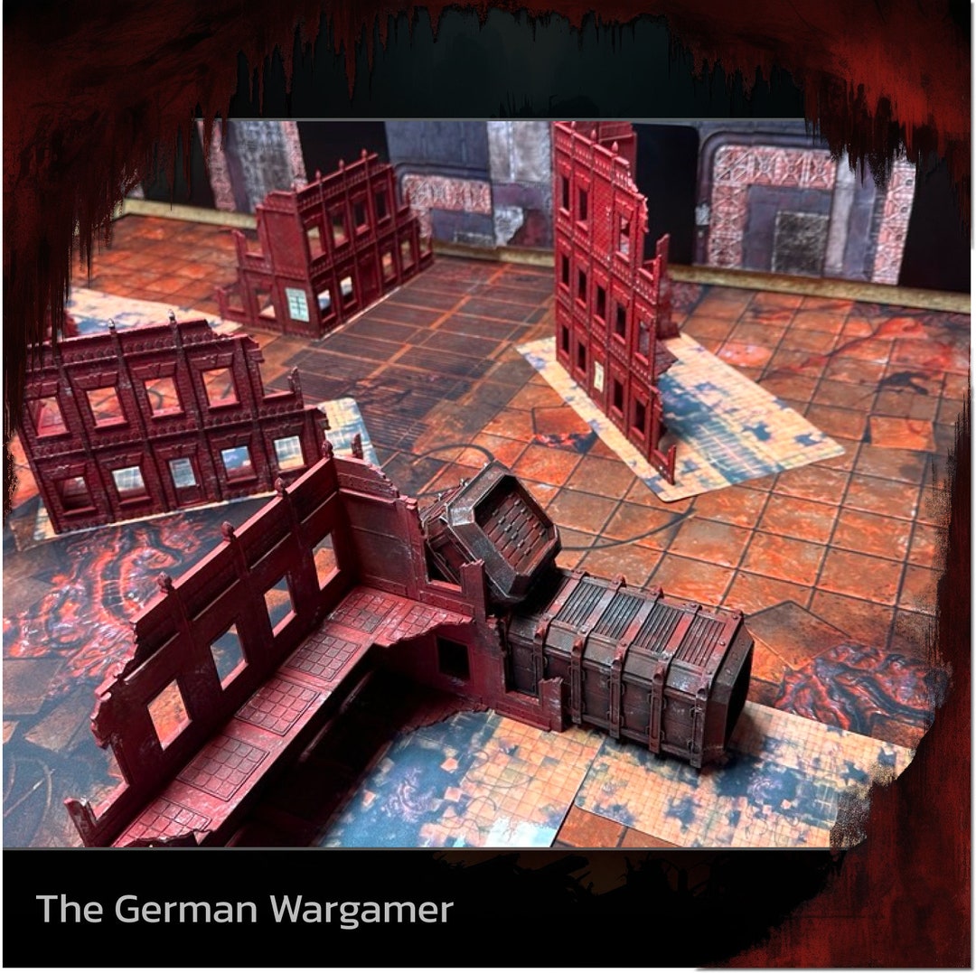 Warhammer 40K Terrain / Compatible With 10th Edition WTC Medium Layout ...