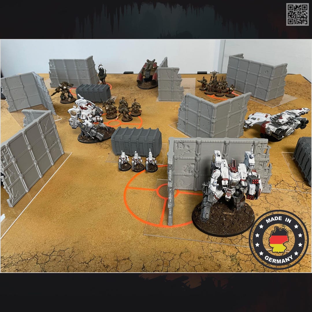 Tabletop Terrain Set "compact" / Compatible With Warhammer 40k GW ...