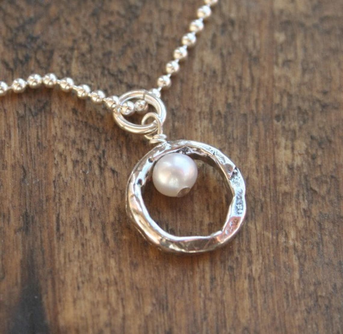 Circle Charm Artisan Circle Finding Sterling Silver 001 /CD59 - Etsy