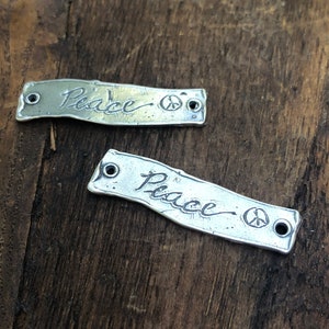 Peace Link Sterling Silver Artisan - Etsy