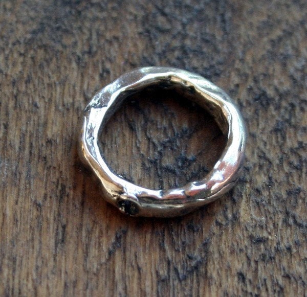 Circle Charm Artisan Circle Finding Sterling Silver 001 /CD59 - Etsy