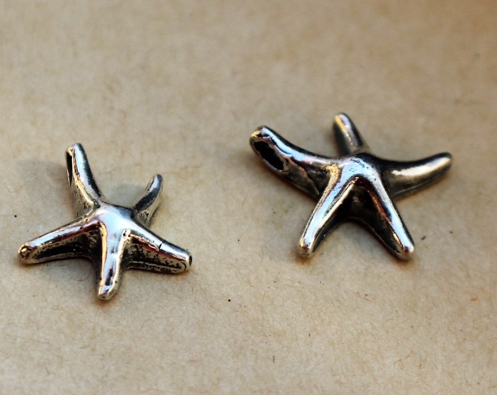 Star Fish Charm in Sterling Silver Sale Starfish | Etsy