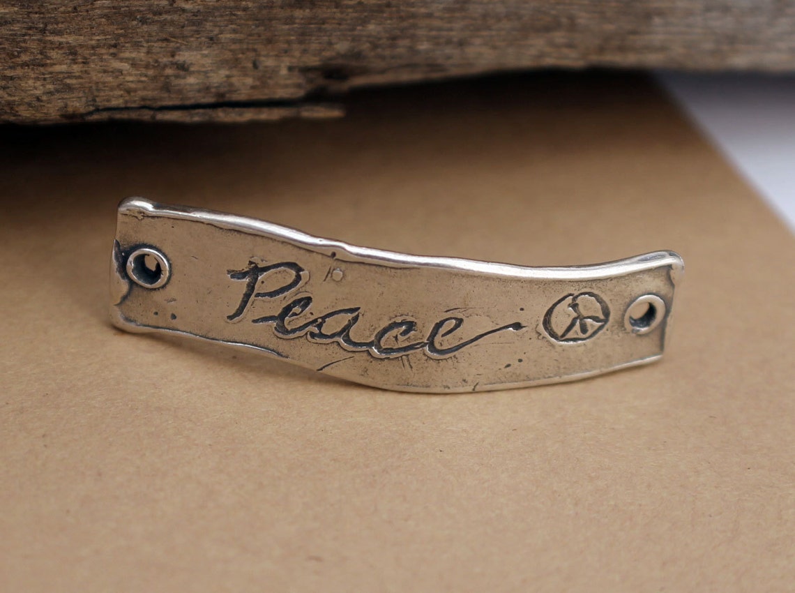 Peace Link Sterling Silver Artisan - Etsy