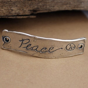Peace Link Sterling Silver Artisan - Etsy