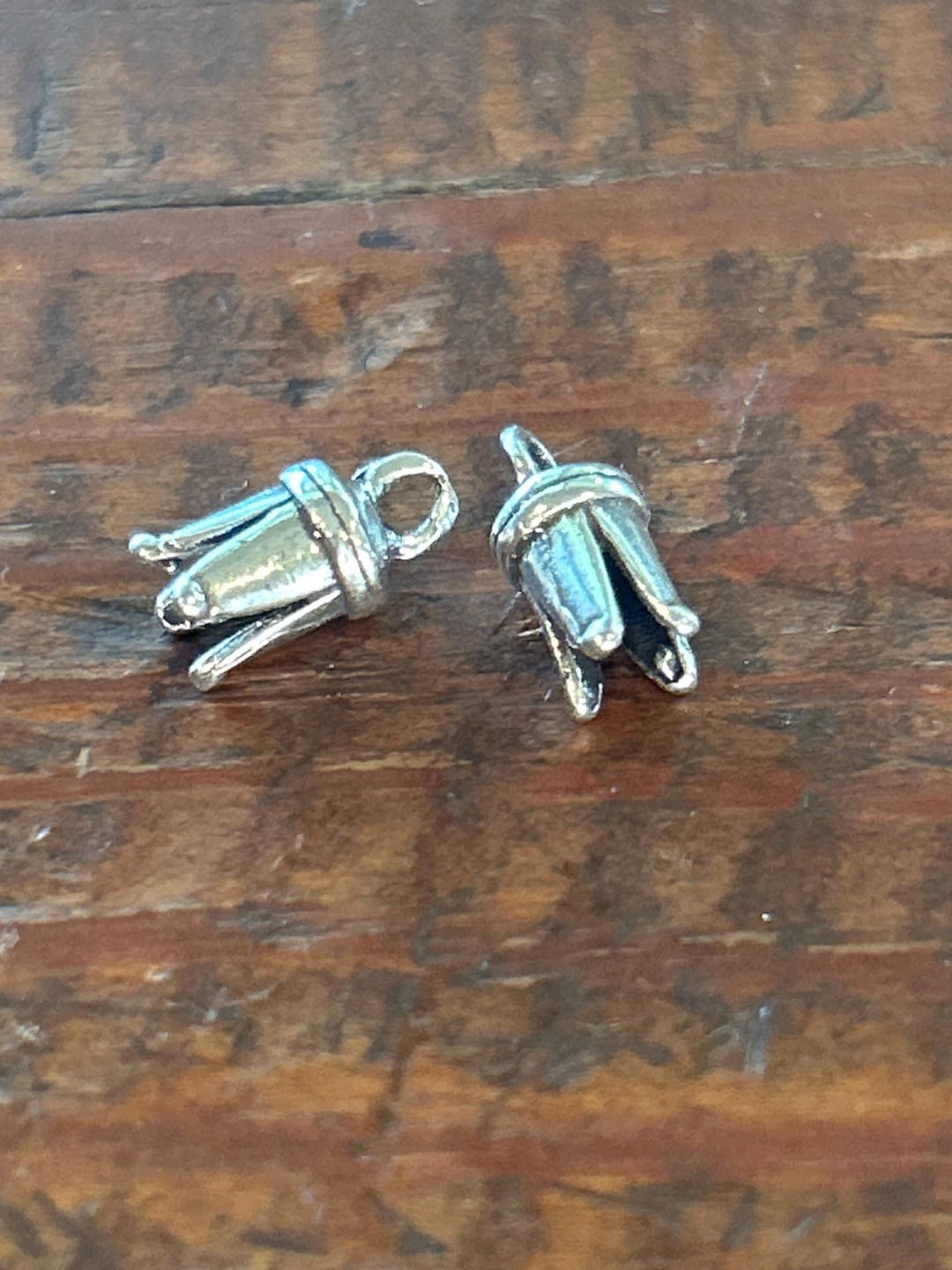 End Caps TWO Fancy Sterling Silver Leather Caps 002/EC01 - Etsy