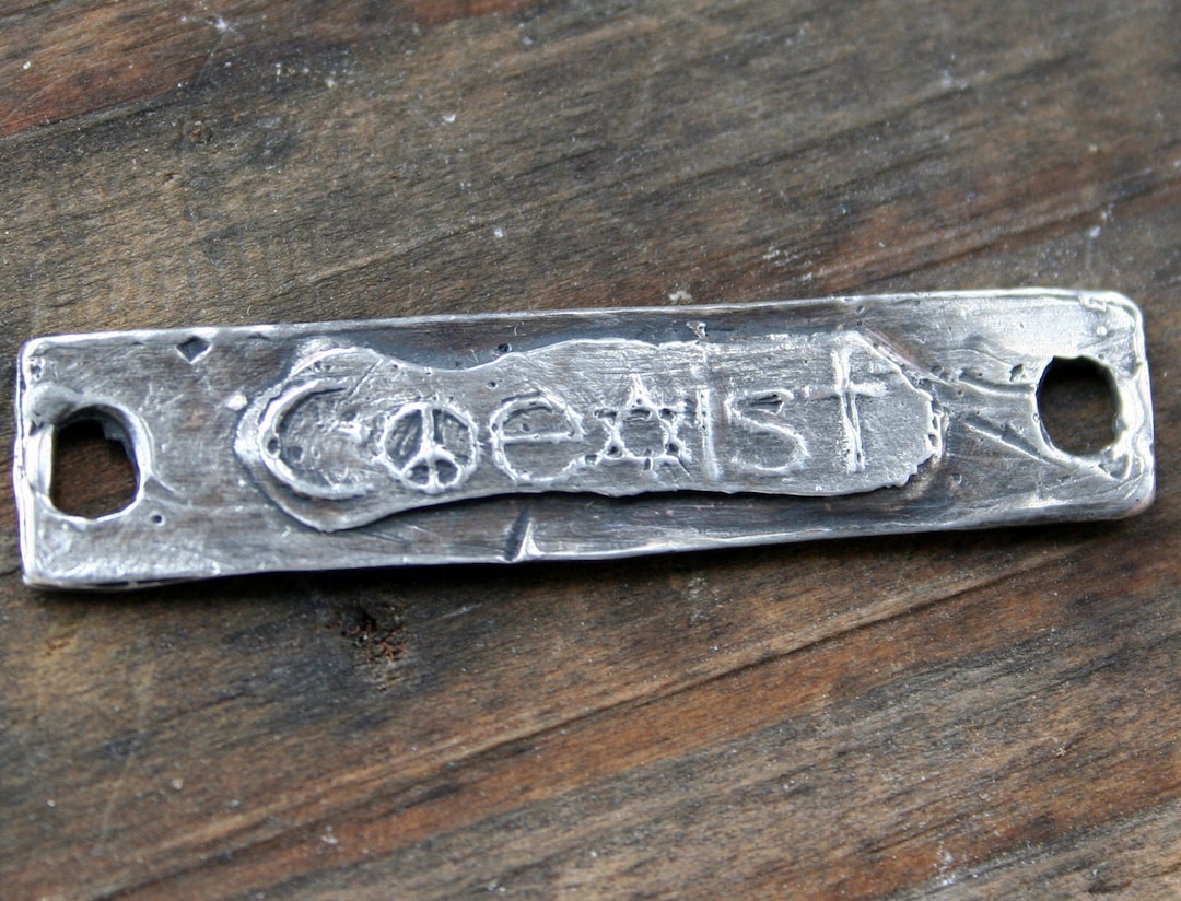 Link Coexist Sterling Silver Equality Religious Link CL50 - Etsy