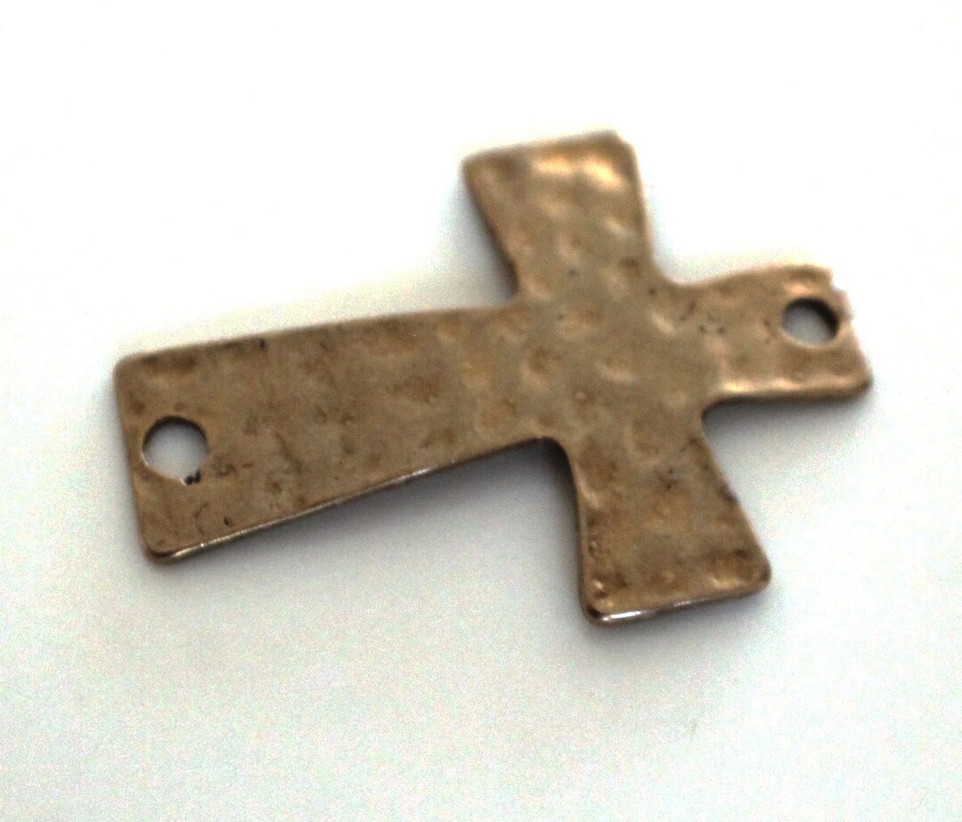 Cross Link Large Bronze - Etsy