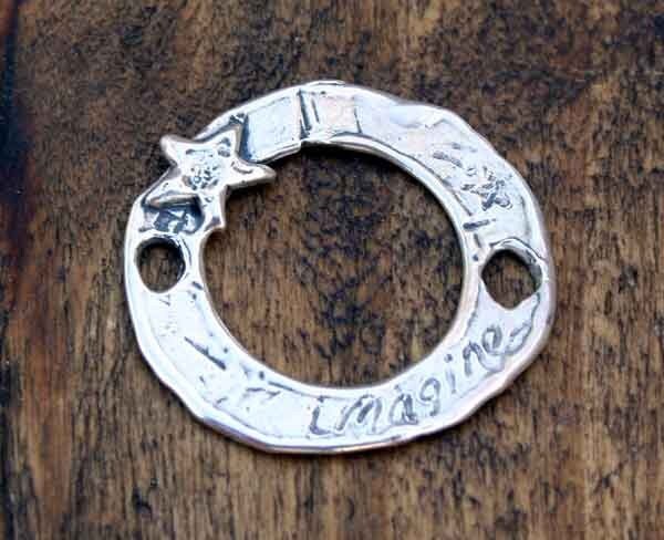 Link Large Imagine Focal Link Sterling Silver | Etsy