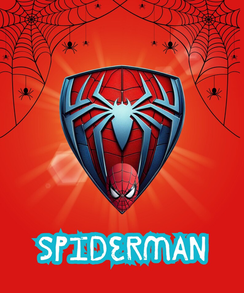 Spiderman Splash and Watercolor Digital Design PNG File for Sublimation ...