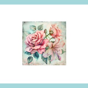 10 Printable Instant Download | Vintage Victorian Floral Paper, Journal ...