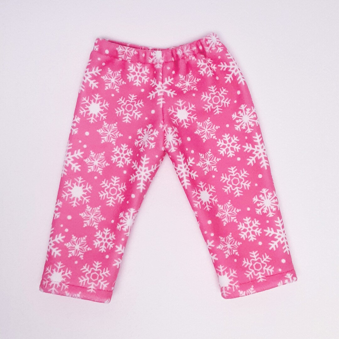 Pink Snowflake Pajama Pants for 18 Dolls Lounge Pants - Etsy