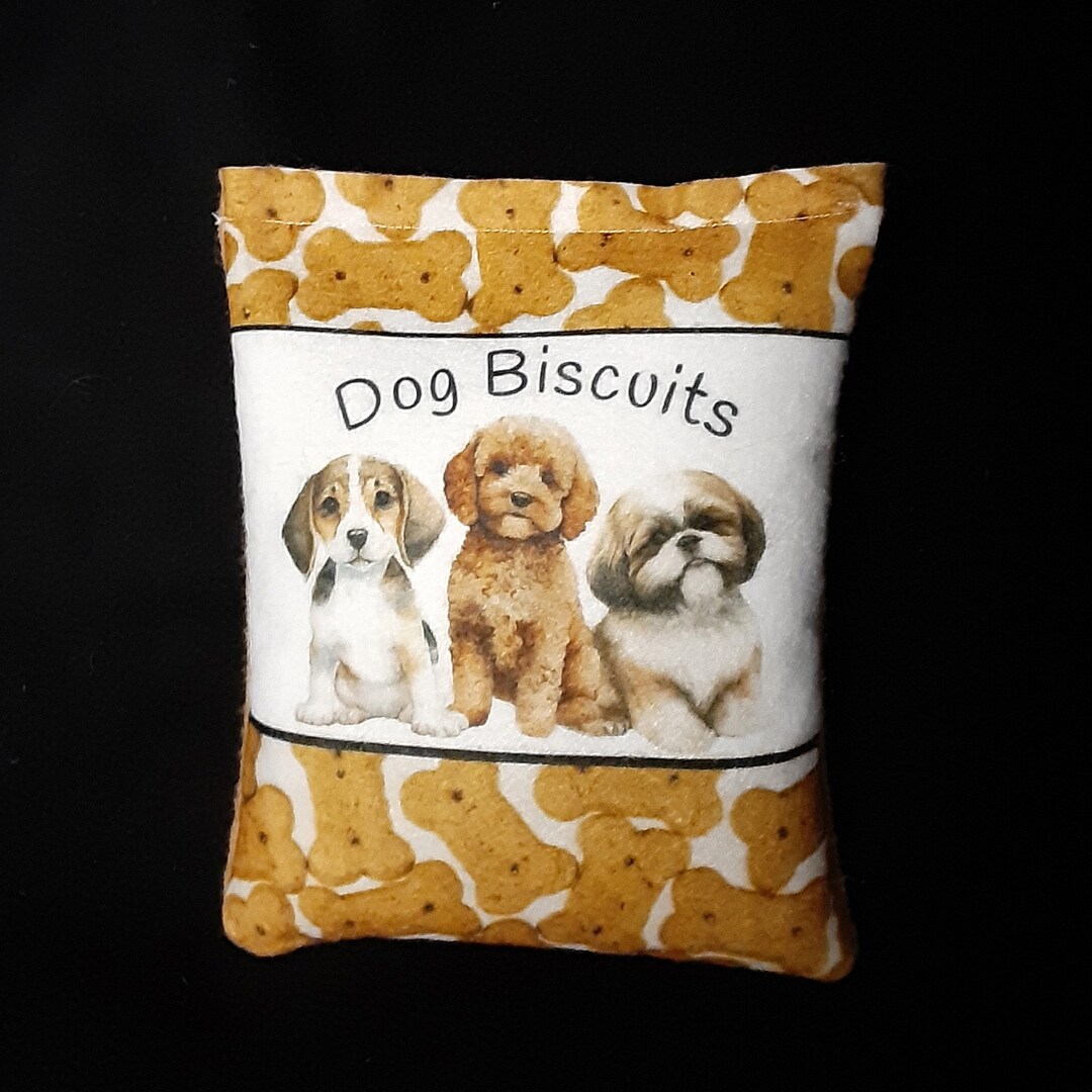 Felt Food Dog Biscuit Bag for Pretend Food Play, Pretend Food for Play ...