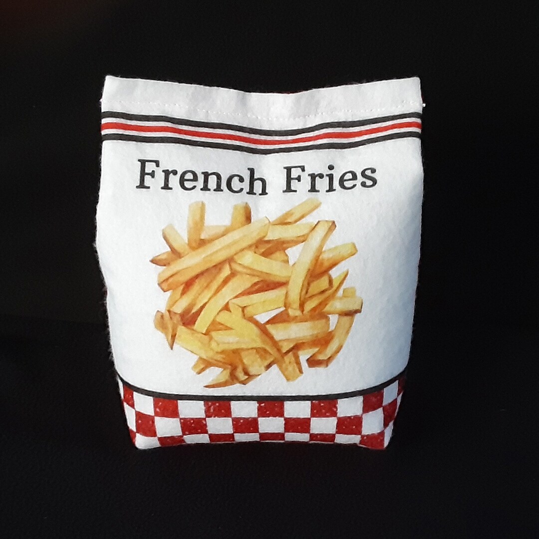 Felt French Fries Bag: Pretend Play Food for Kids - Etsy