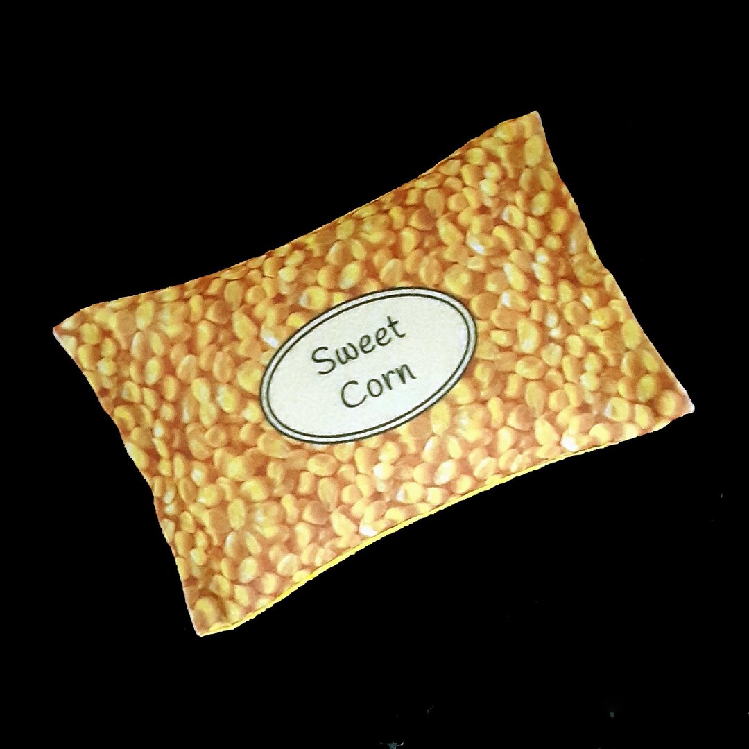 Felt Food Corn Bag, Pretend Food Toy for Grocery Store, Kitchens ...