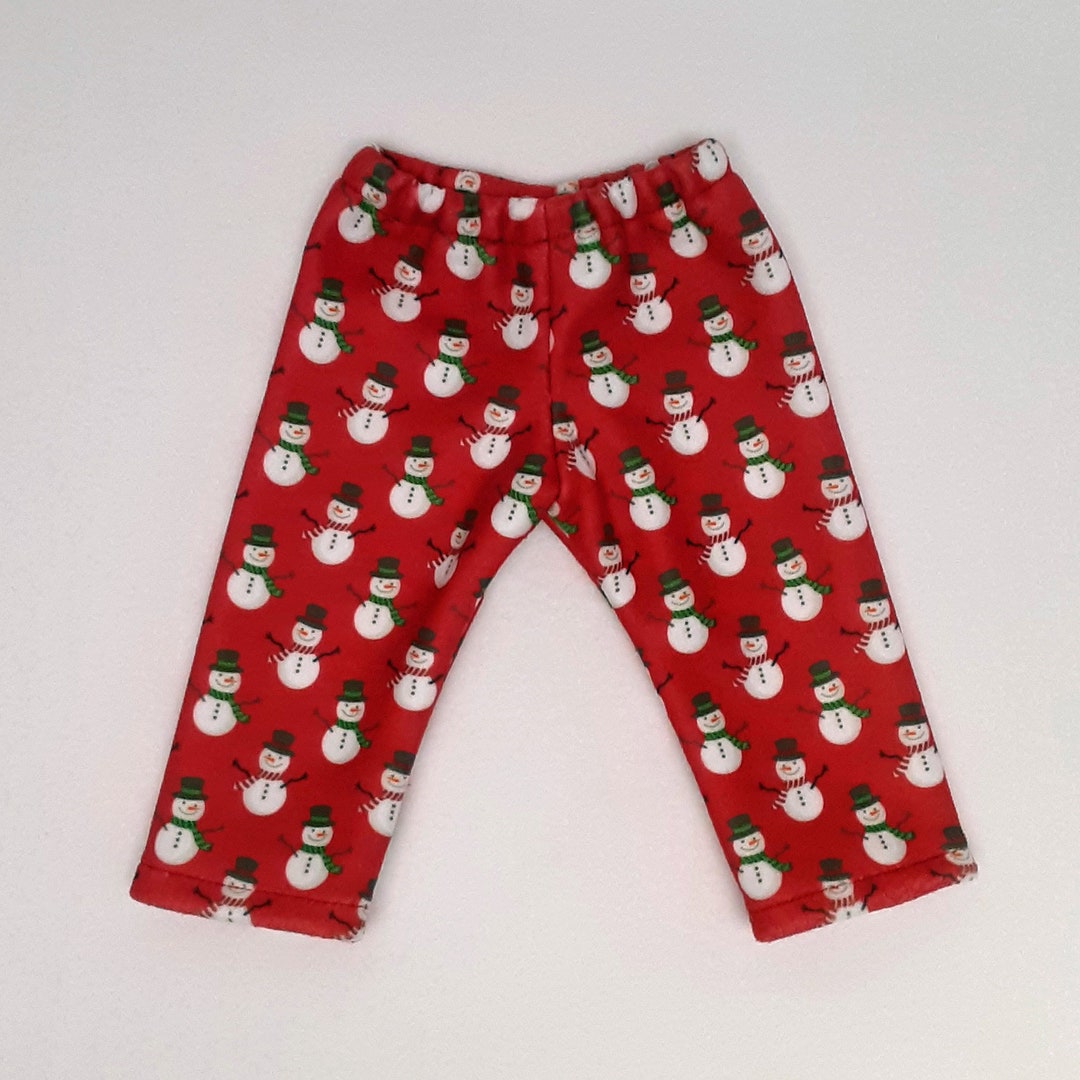 Snowman Pajama Pants for 18 Dolls, Lounge Pants for Dolls - Etsy