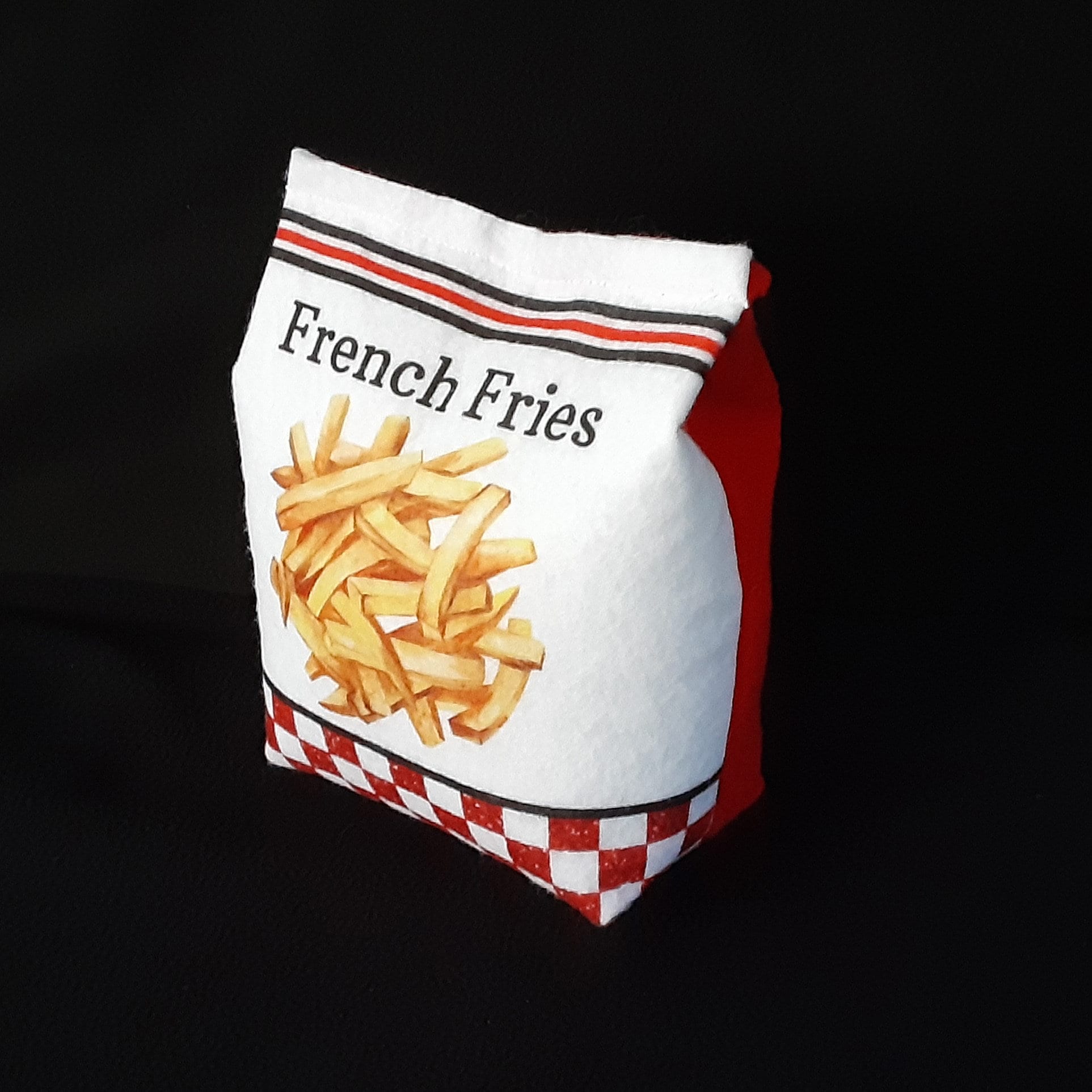 Felt Food French Fries Bag and Hamburger Package for Pretend Food Play ...