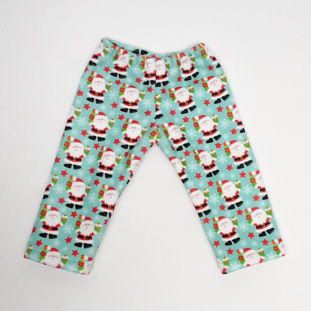 Santa Pajama Pants for 18 Dolls Lounge Pants for Dolls - Etsy