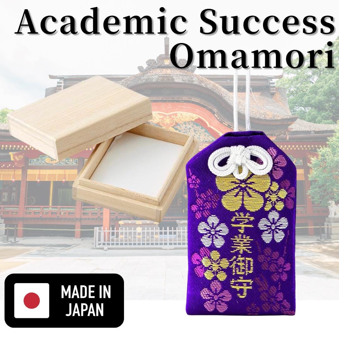 Academic Success Omamori Charm | Japanese Study Luck Talisman From ...
