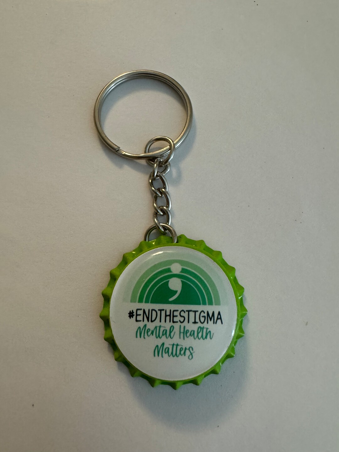 End the Stigma Mental Health Awareness Keychain clear - Etsy