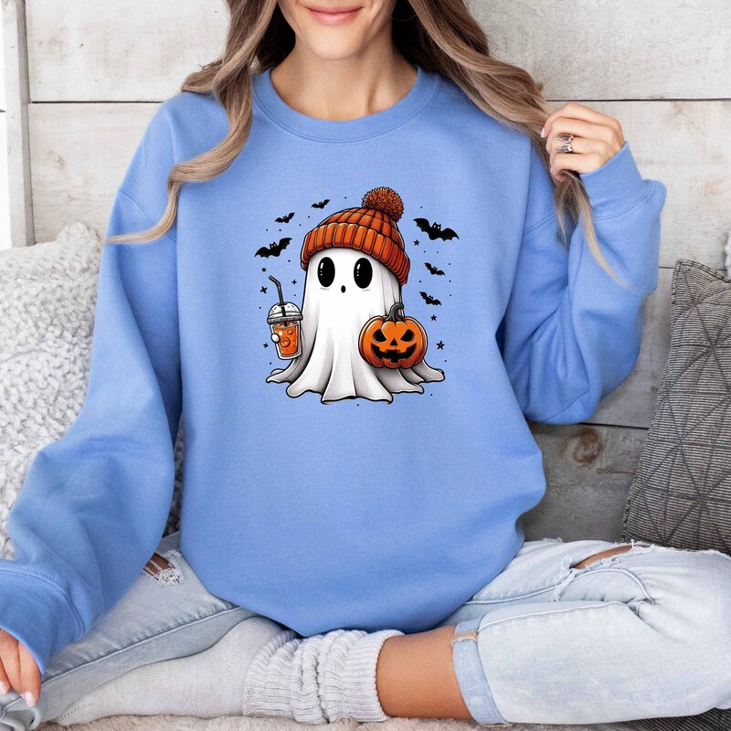 Women Ghost Sweatshirt - Etsy