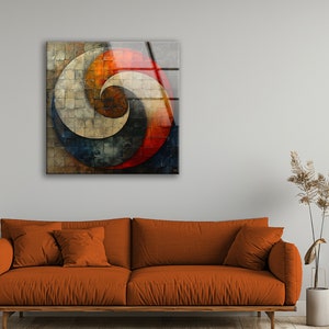 Chinese Tai Chi, Yin Yang, Tempered Glass Wall Arts, Tempered Glass ...