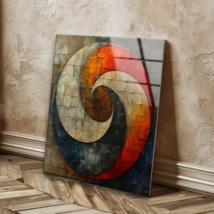 Chinese Tai Chi, Yin Yang, Tempered Glass Wall Arts, Tempered Glass ...