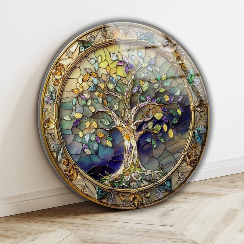 Round Wall Art - Etsy