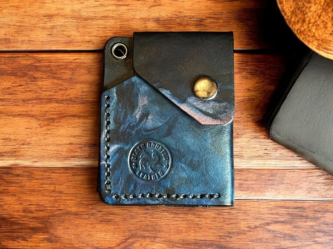 3 Pocket Rustic 100% Handmade Leather Front Pocket Men's Wallet A ...