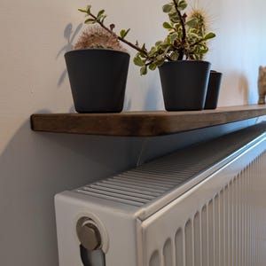 MDF Radiator Shelf: No-drill Install, Hidden Brackets, Round Corners - Etsy