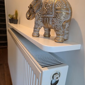 MDF Radiator Shelf: No-drill Install, Hidden Brackets, Round Corners - Etsy
