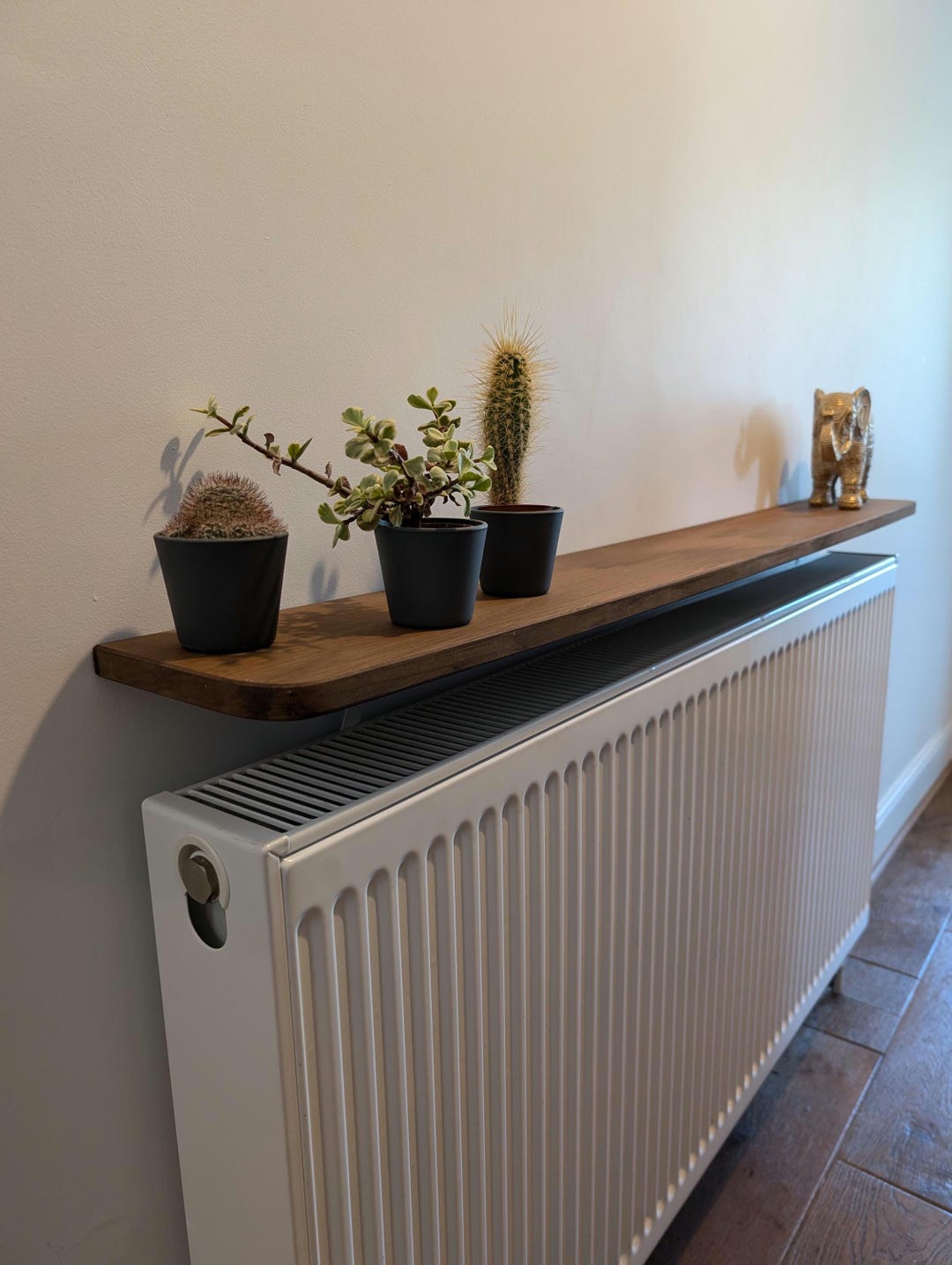MDF Radiator Shelf: No-drill Install, Hidden Brackets, Round Corners - Etsy
