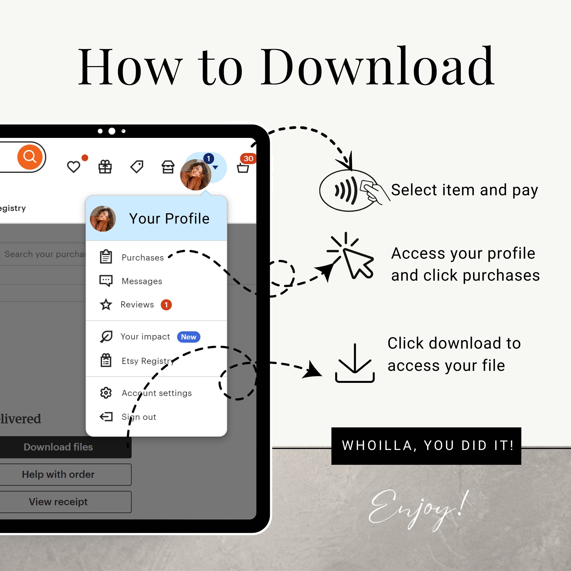 Motivation Tool Digital Download Printable Self Help Guide to Get to ...