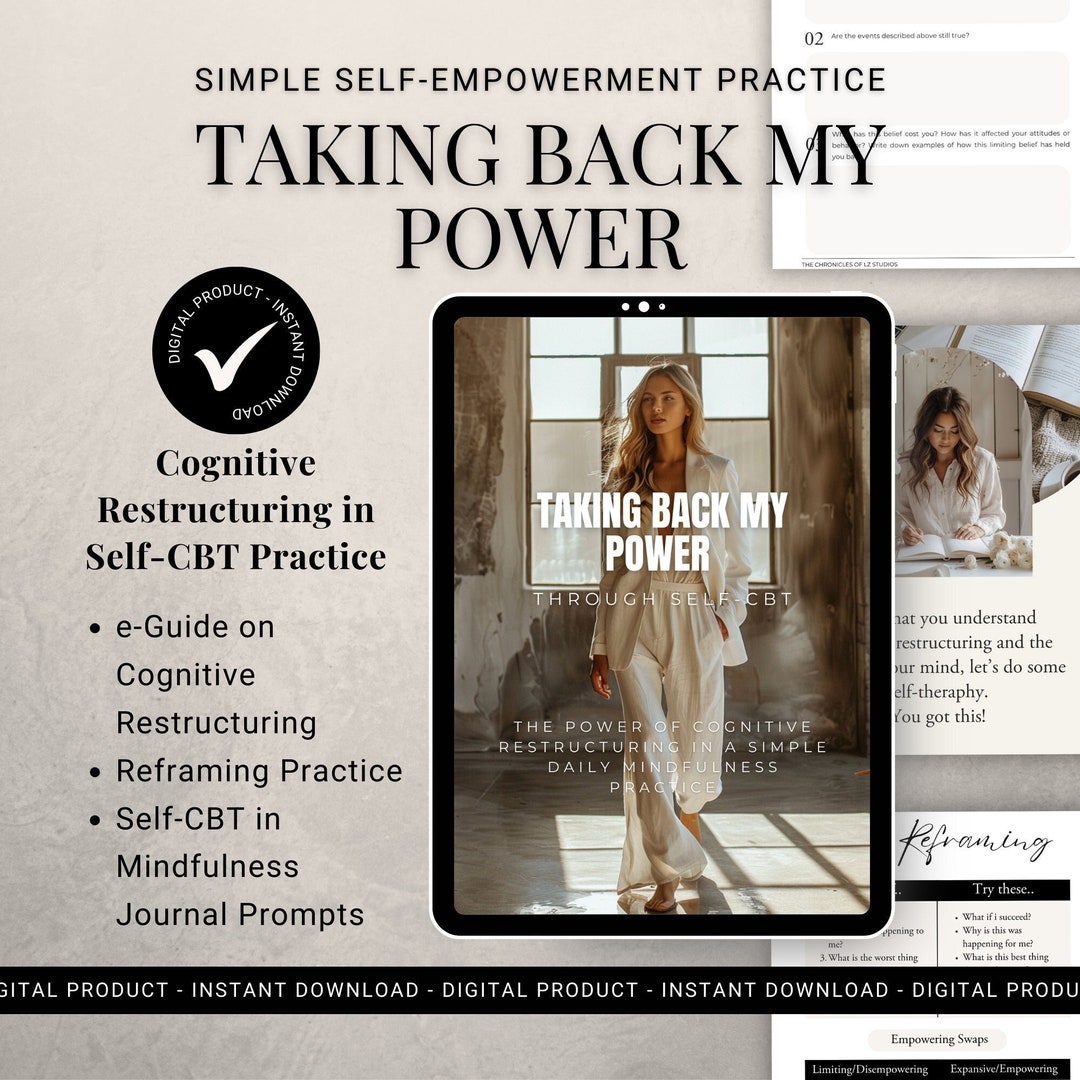 Self CBT Bundle for Personal Growth Coaching Coping Skills Resource ...