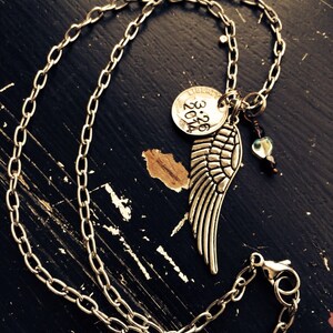 Personalized Memorial Coin Necklace or Key Chain ~ Guardian Angel ...