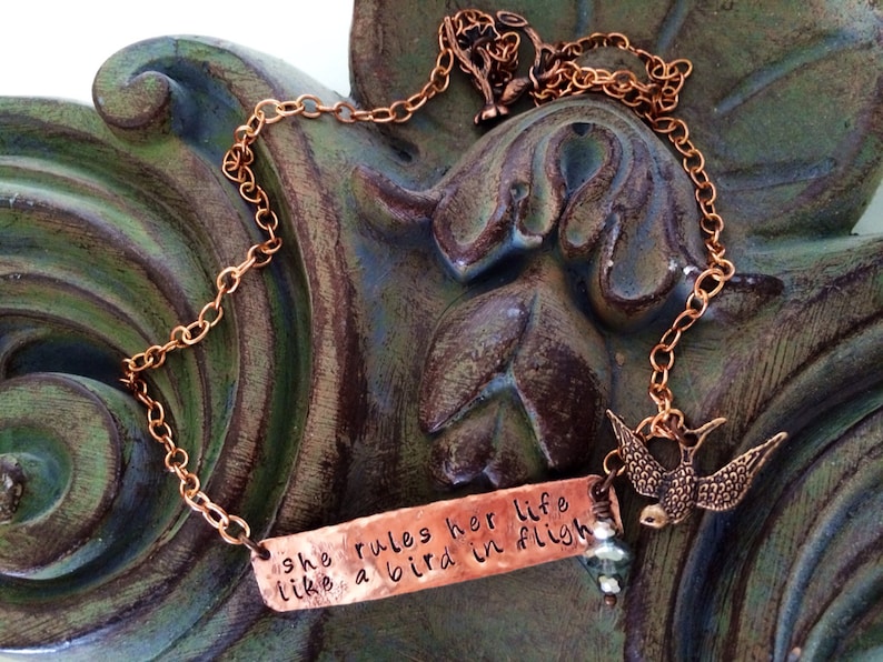 Custom Copper Necklace Stevie Nicks Style Customize With Etsy