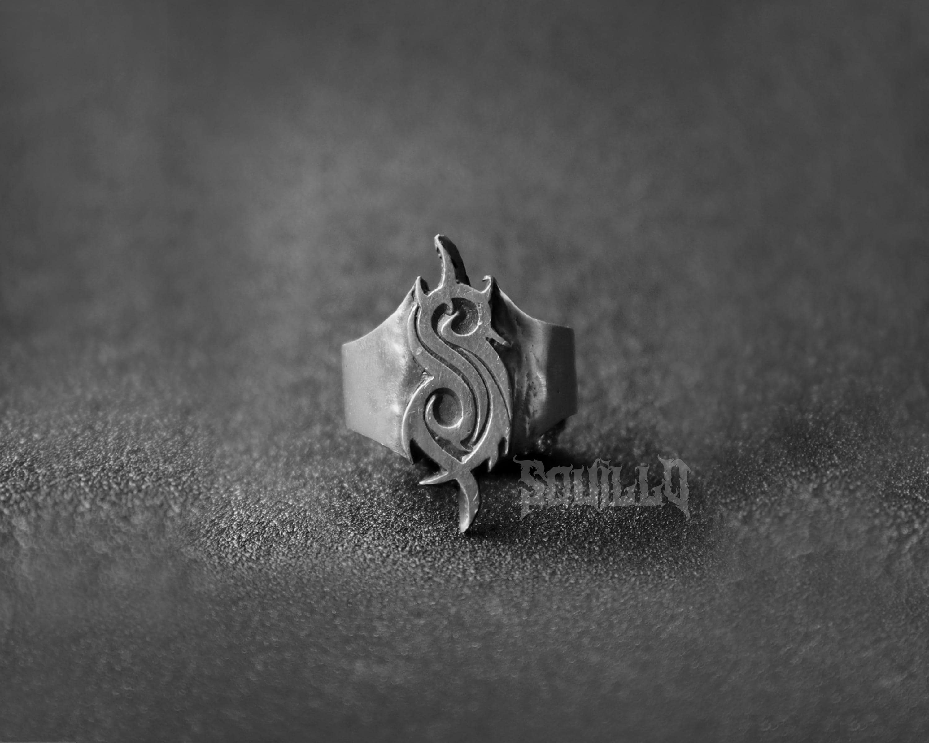 Slipknot Tribal Logo Music Squillo Metal Ring - Etsy