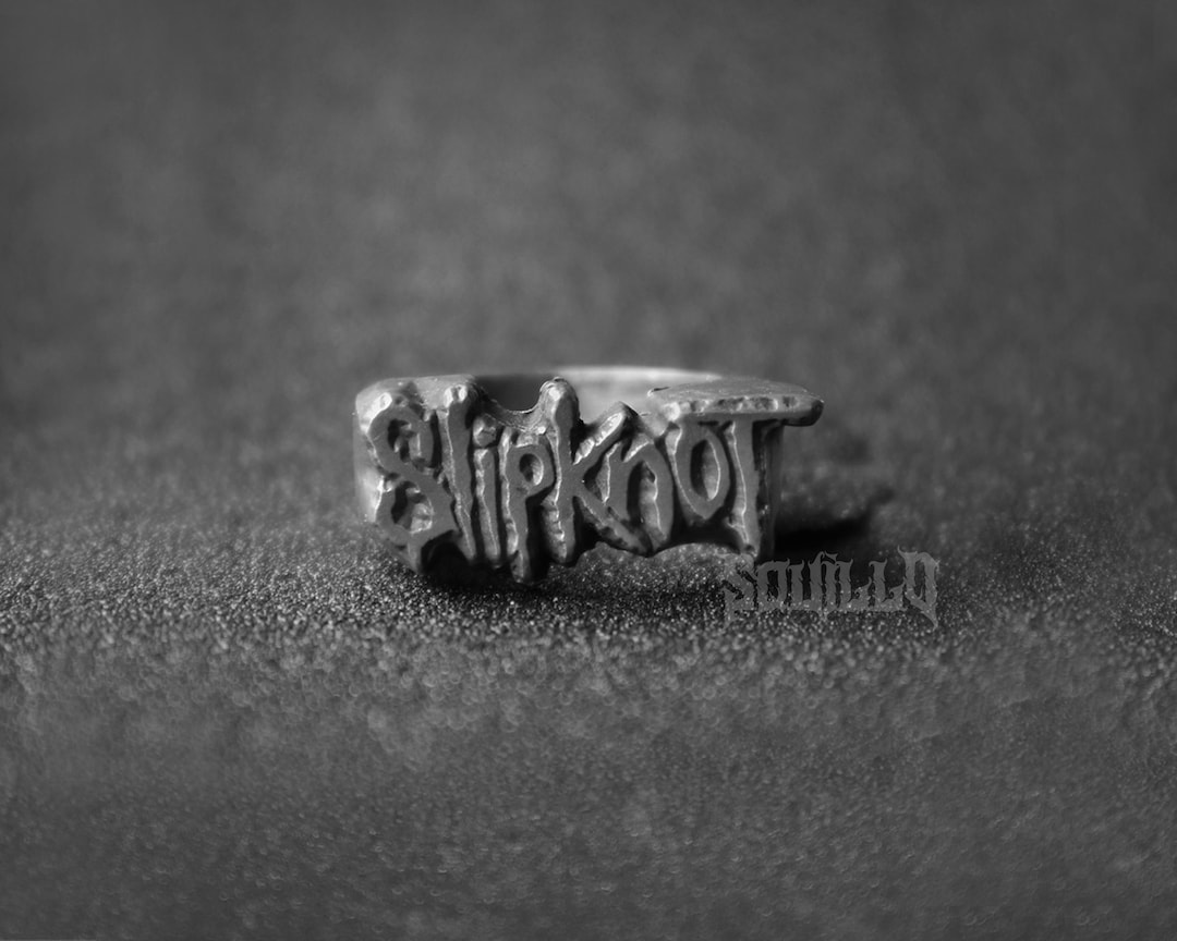Slipknot Font Music Squillo Metal Ring - Etsy