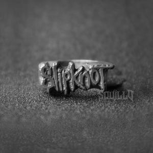 Slipknot Font Music Squillo Metal Ring - Etsy