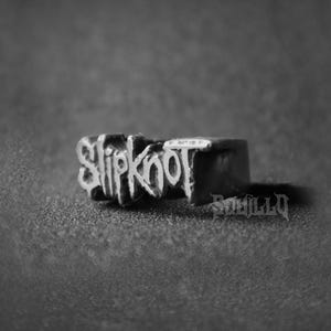 Slipknot Font Music Squillo Metal Ring - Etsy